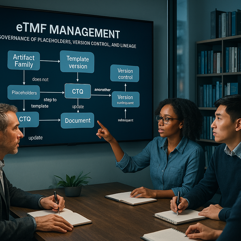AI Playbooks for eTMF Placeholders and Version Control